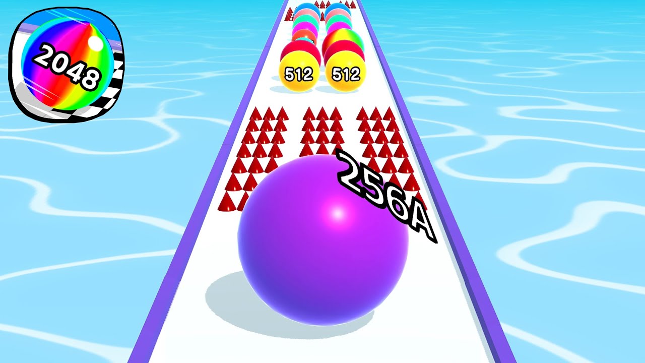 Ball Run 2048 - All Levels Gameplay Android, iOS ( Levels 2320 ) - YouTube