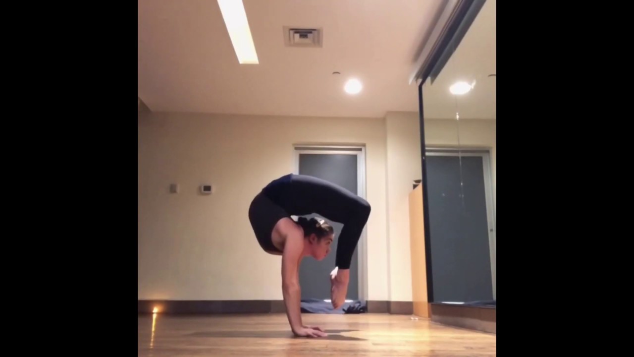Contortion acro flexibility training- hand balancing - YouTube