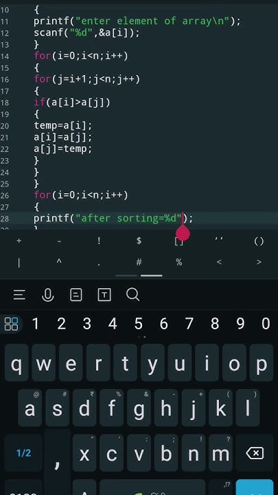 Coding Vibe With Music Selection Sort In Cprogramming Viral Shortsfeed Trendingshorts Reels