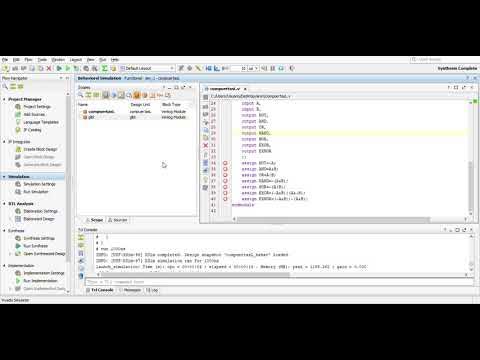 compuertas logicas en Vivado - YouTube
