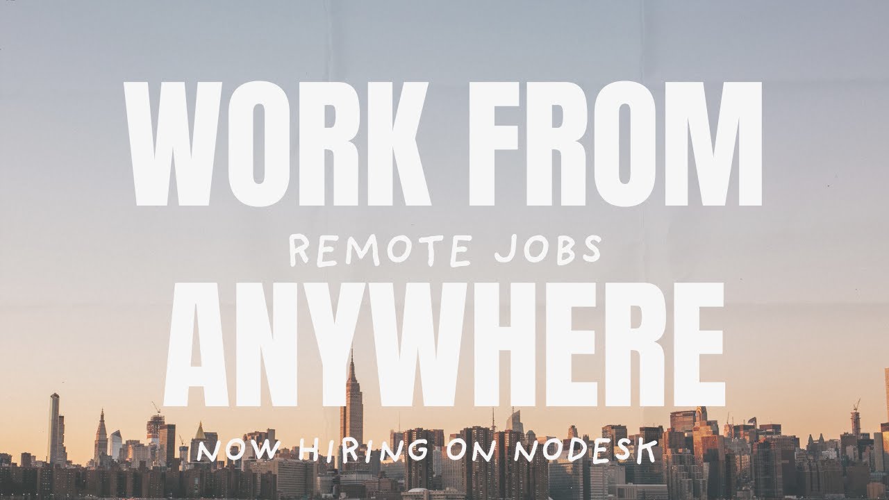 NOW HIRING ON NODESK| REMOTE JOBS HIRING THIS WEEK - YouTube