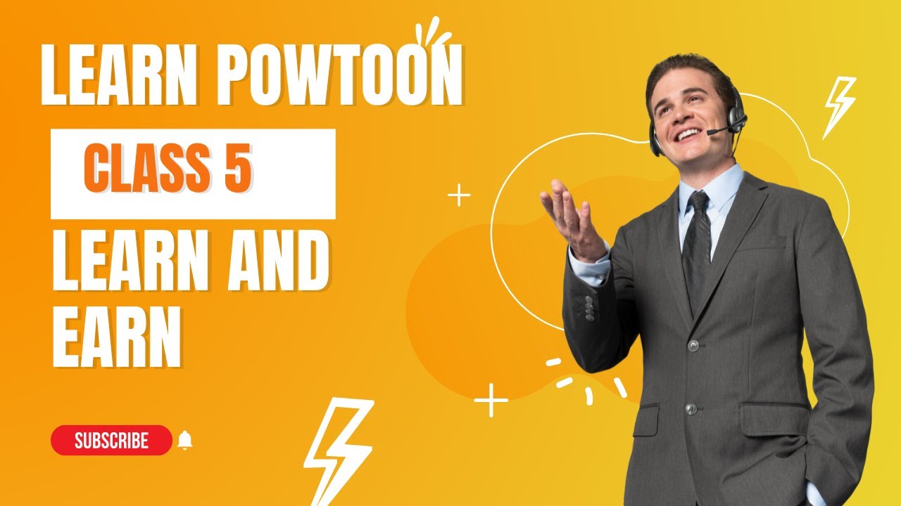 earn online money / learn PowToon/ PowToon animation / PowToon course - YouTube