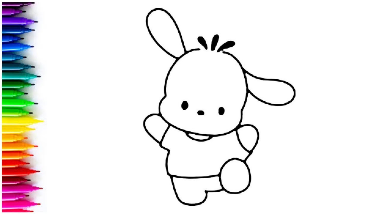 Pochacco Drawing, Painting & Coloring For Kids and Toddlers_Child Art ...