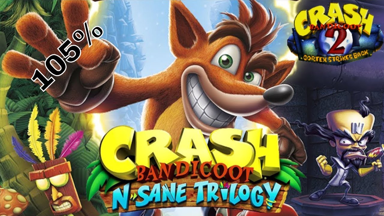 CRASH 2 QUEST TO 105% COMPLETION - YouTube