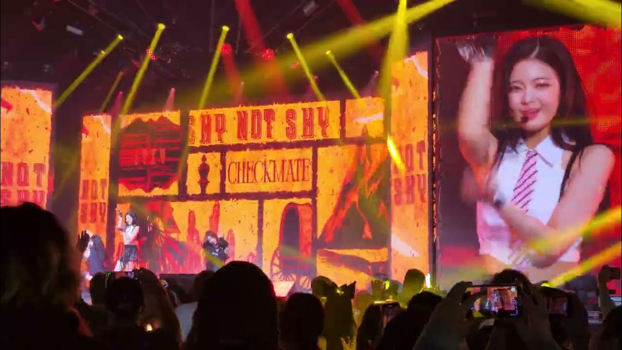 221101 8K ITZY (있지) 1ST WORLD TOUR "CHECKMATE" NOT SHY IN DALLAS - YouTube