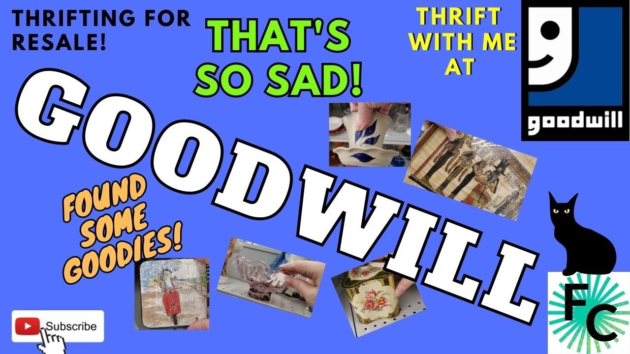 THAT'S SO SAD! Thrift With Me at Goodwill #reselling #thrifting # ...