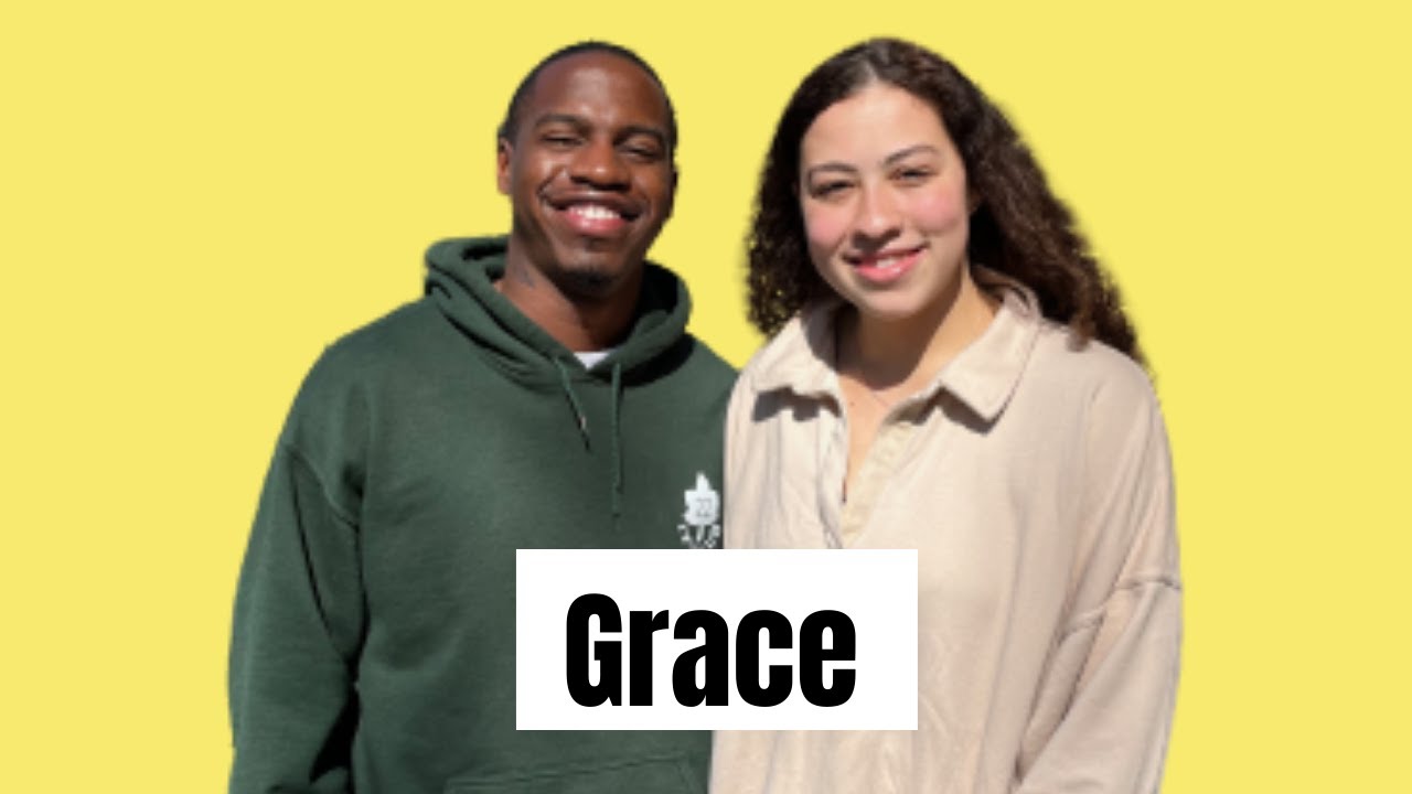 Princeton women's basketball player Grace Stone speaks on the program's ...