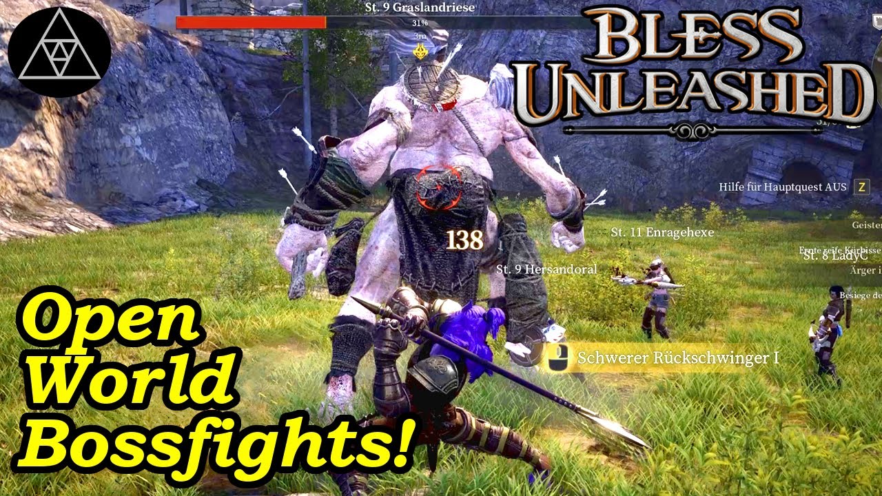 Erste Instanz, PvP System & Open World Boss! Bless Unleashed Closed ...
