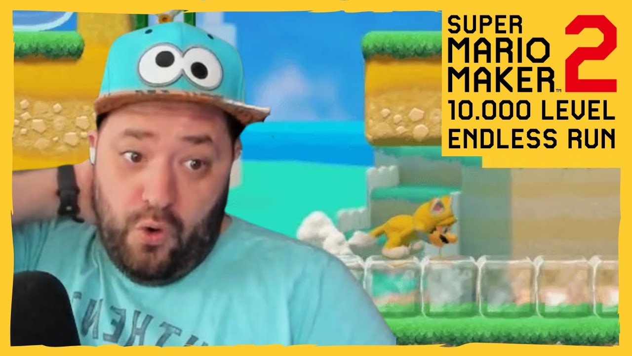 1137+ | 10K Endless RUN | 10000 Level Mario Maker 2 Challenge - YouTube