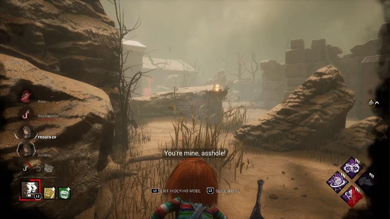 Dead by Daylight chucky smoke the crap out of them - YouTube