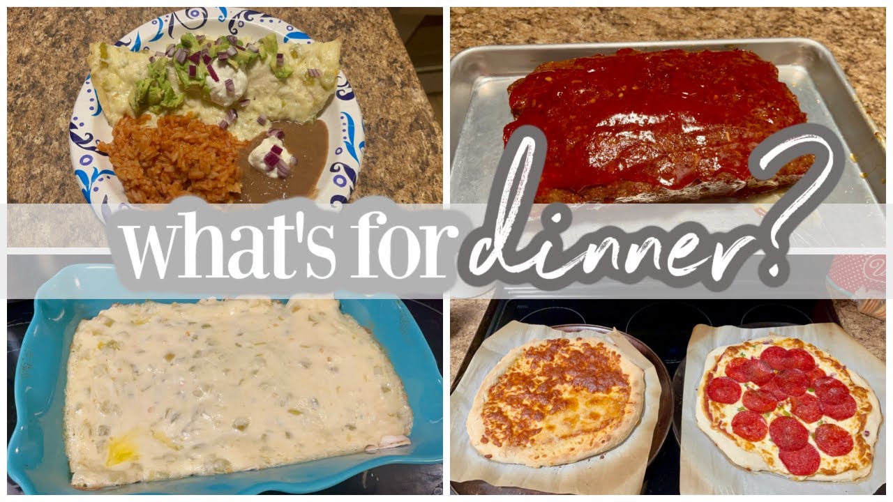 WHAT'S FOR DINNER || FAMILY FRIENDLY DINNER IDEAS || WEEK 1- 2024 ...