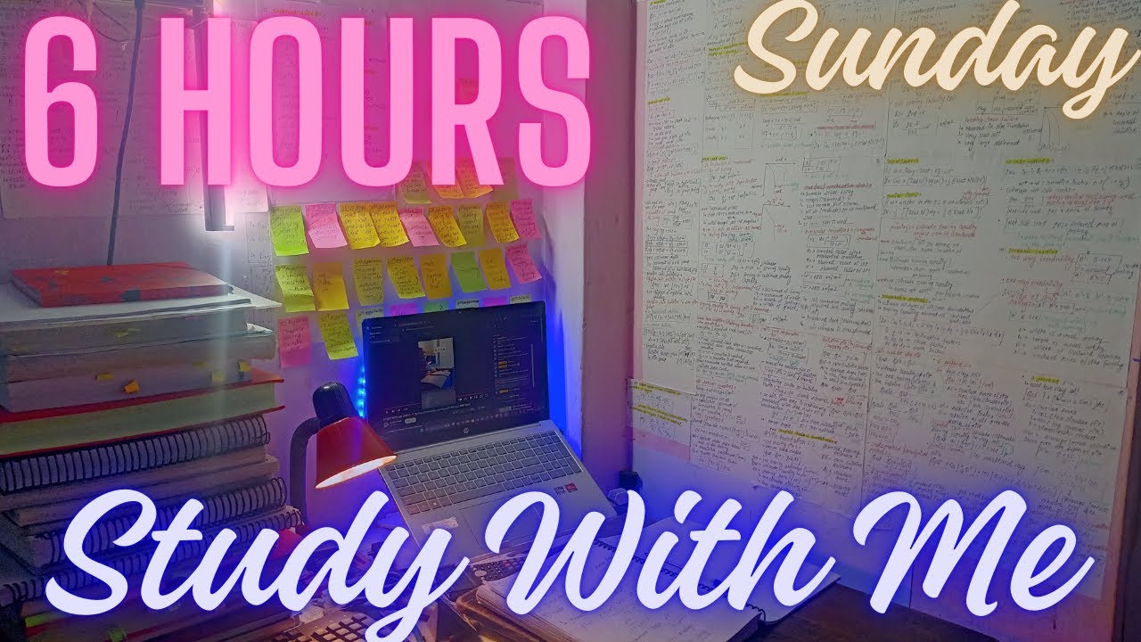 6 HOURS Study With Me LIVE 🔴😱 IIT JEE NEET #JEE #neet2025 #motivation# ...