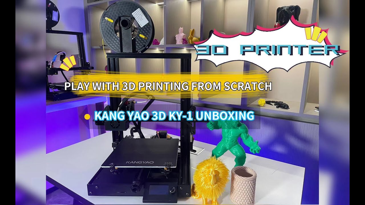 3dKangyao 3D printer installation, about to become a new generation of ...