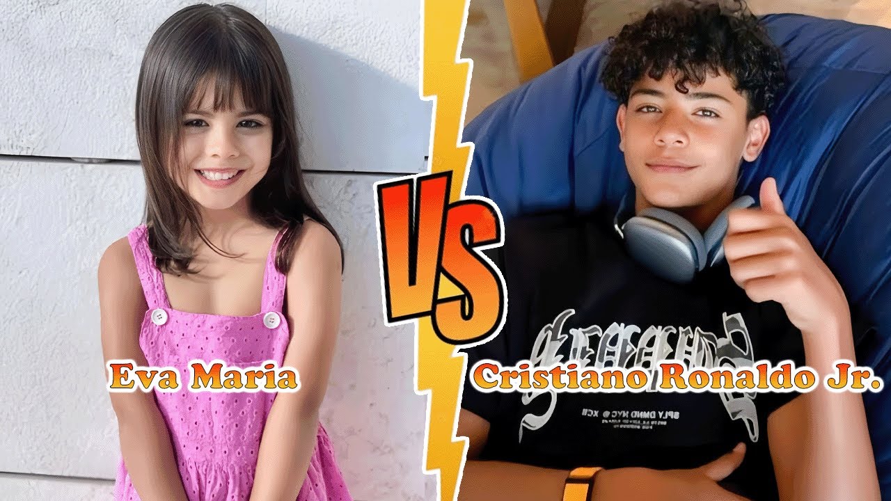 Eva Maria (Daughter's Ronaldo) VS Cristiano Ronaldo Jr. Transformation ...