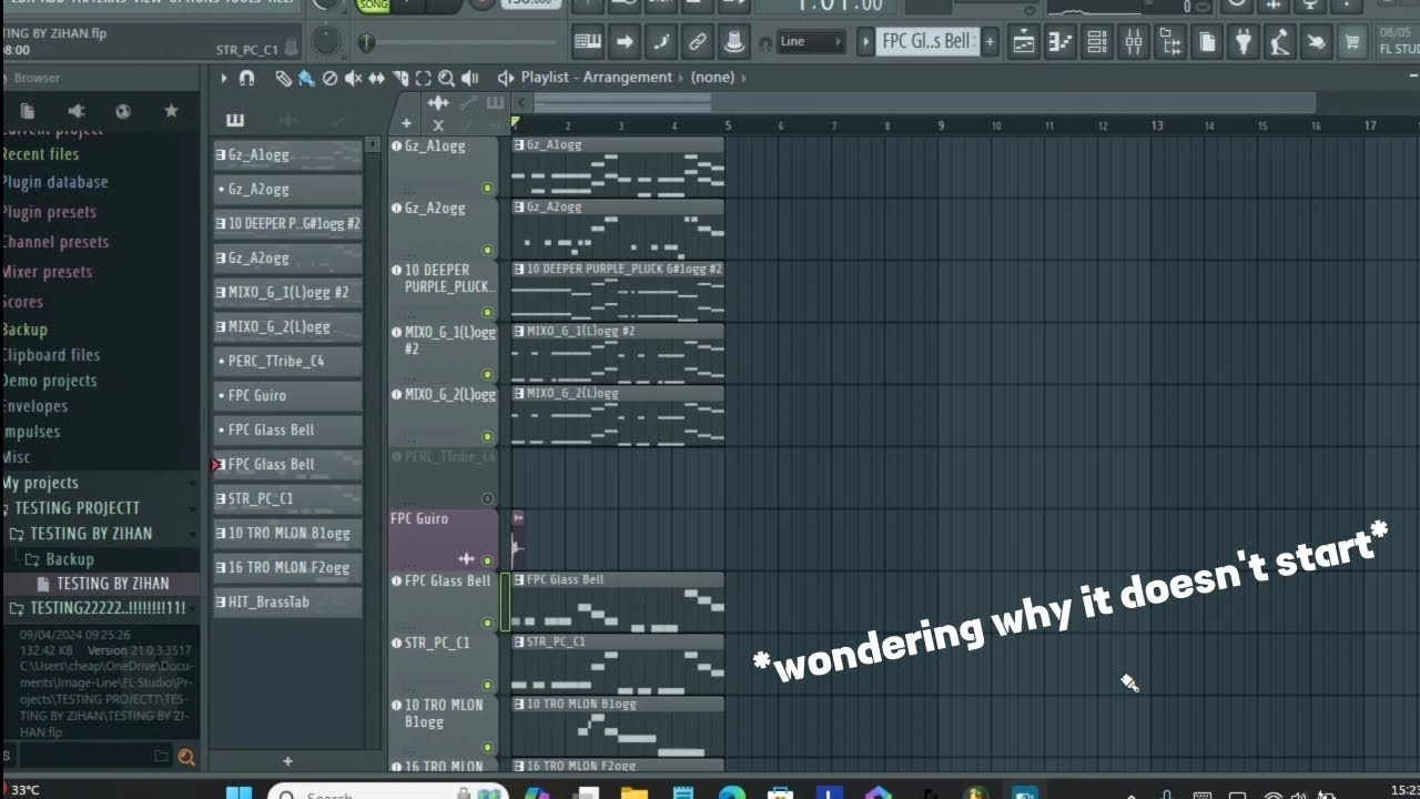 my literal first song in fl studio pc, nyuahwahahahah - YouTube
