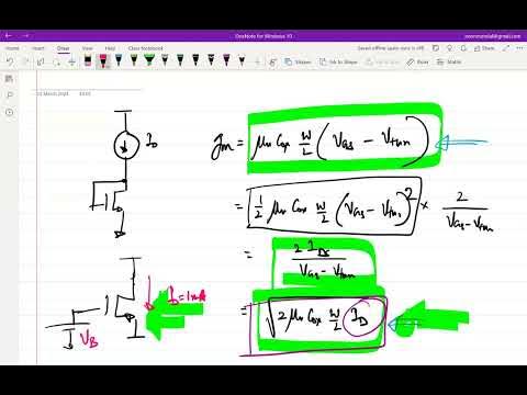 Lecture 25: Design of controlled sources using MOSFETs - YouTube