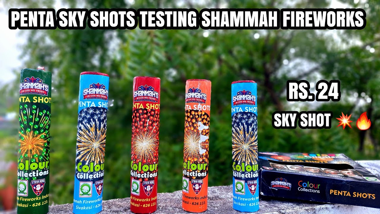 Penta Sky Shots Testing Shamma Fireworks 2023 | Sivakasi Crackers ...