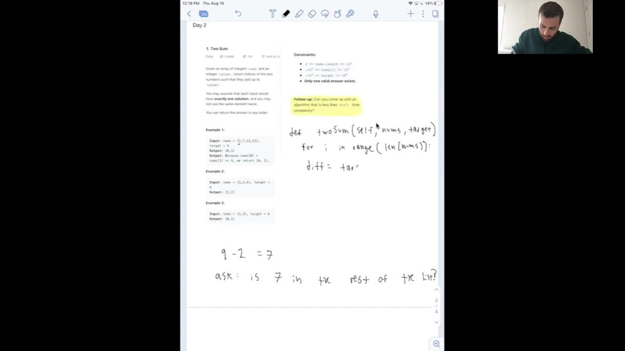 #66DaysOfData Day2 Algorithmic Complexity and Python Syntax - YouTube