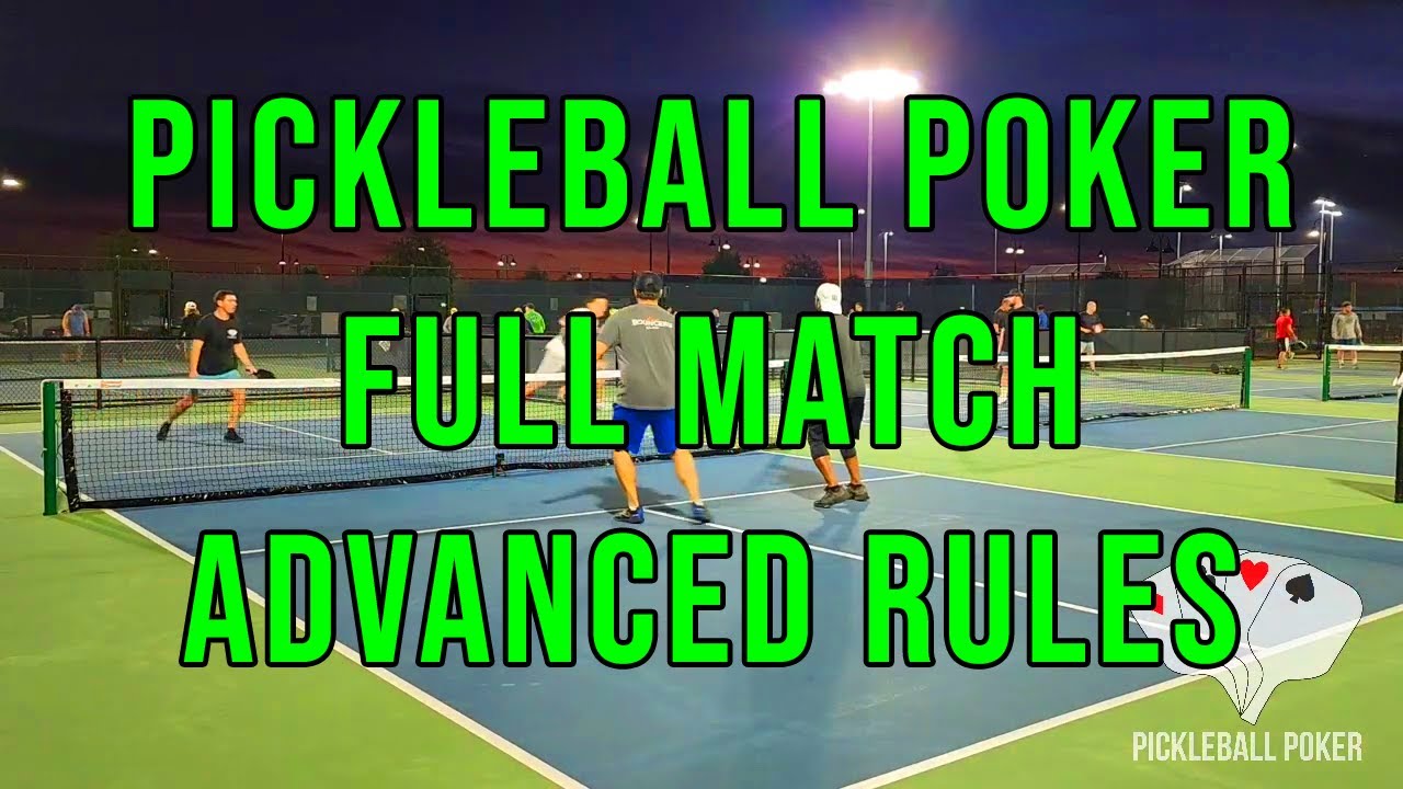 Full Game of Pickleball Poker - Advanced Rules - YouTube