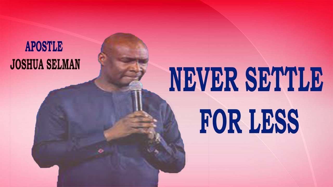 never settle for less - YouTube