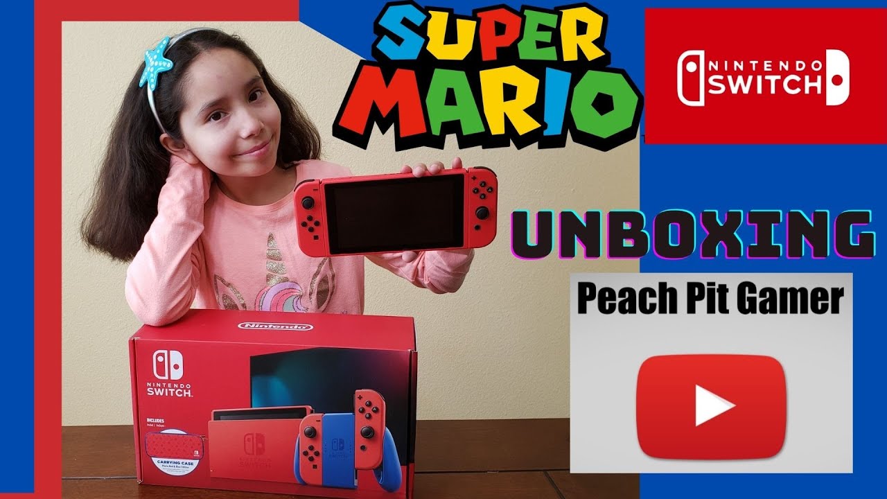 Mario Themed Nintendo Switch Unboxing! - YouTube