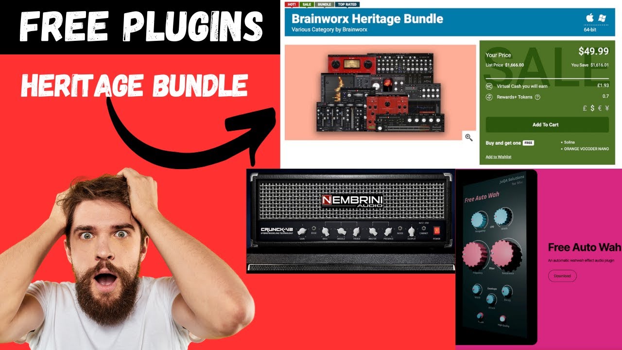 Unlock Classic Sound with Brainworx Heritage Bundle and 5 Free VST - YouTube
