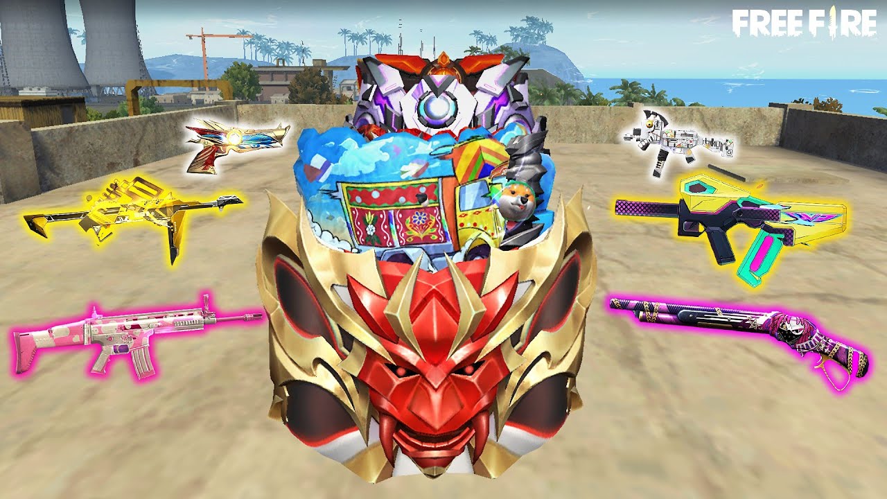 The *RANDOM* GLOO WALL SKIN CHALLENGE In Garena Free Fire - YouTube