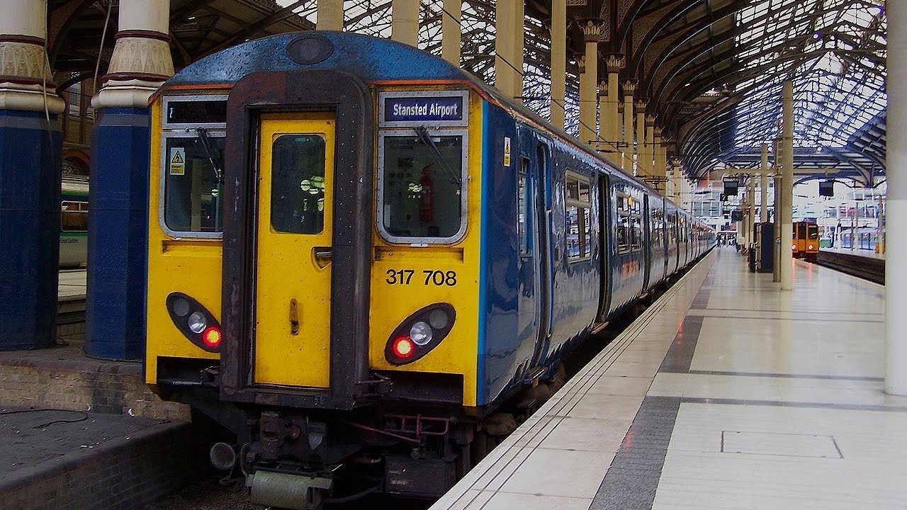 Class 317/7 Stansted Express【鉄道走行音】 - YouTube