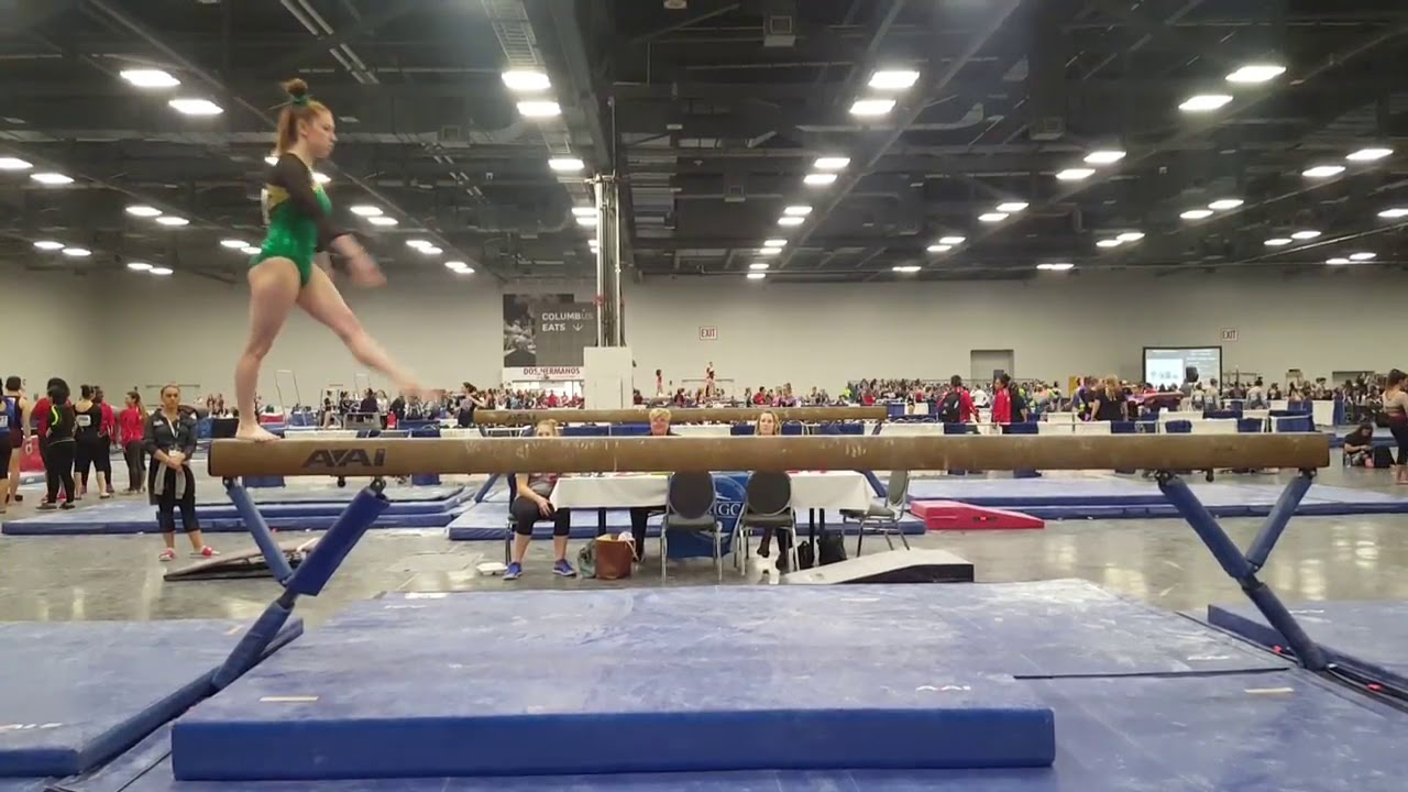 Erica Atkin Beam Nationals 2017 Columbus OH - YouTube