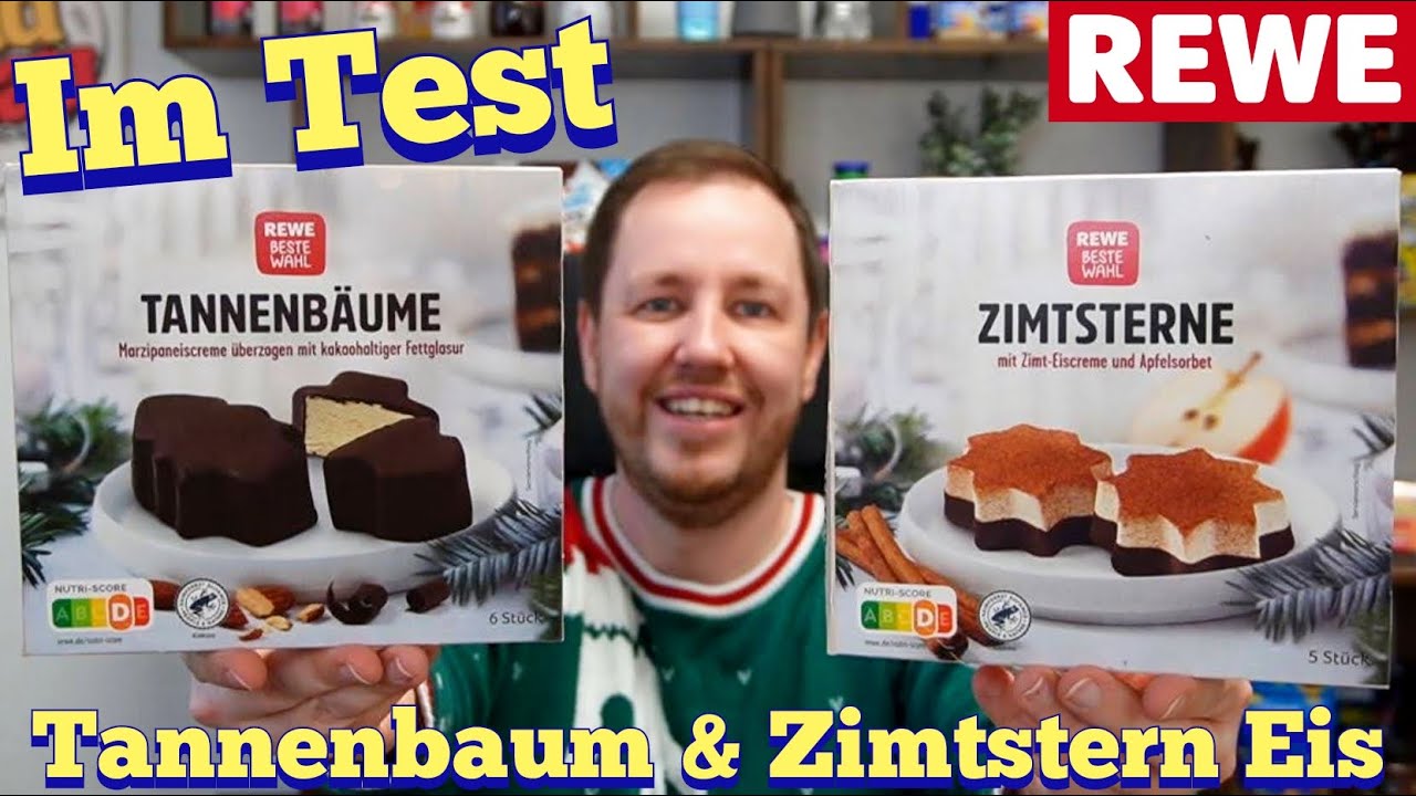 Rewe: Marzipan Tannenbäume & Zimtsterne im Test - YouTube