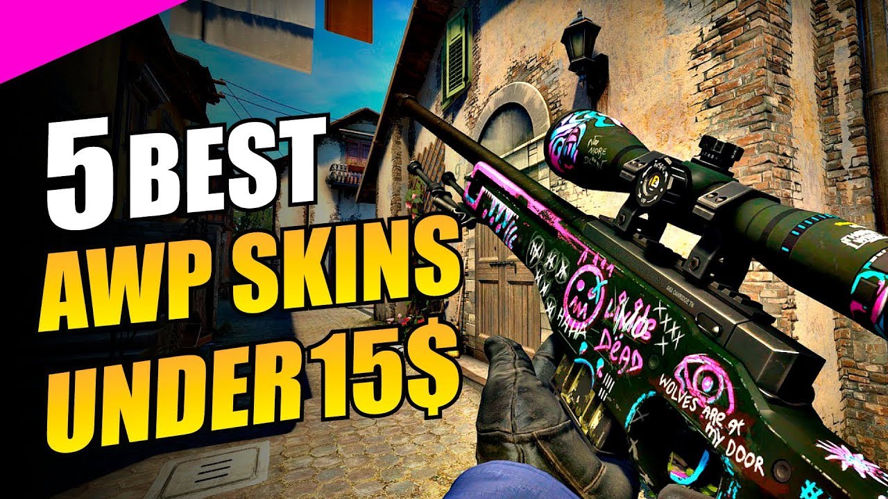 TOP 5 BEST AWP SKINS IN CS:GO UNDER 15$ [2019] - YouTube