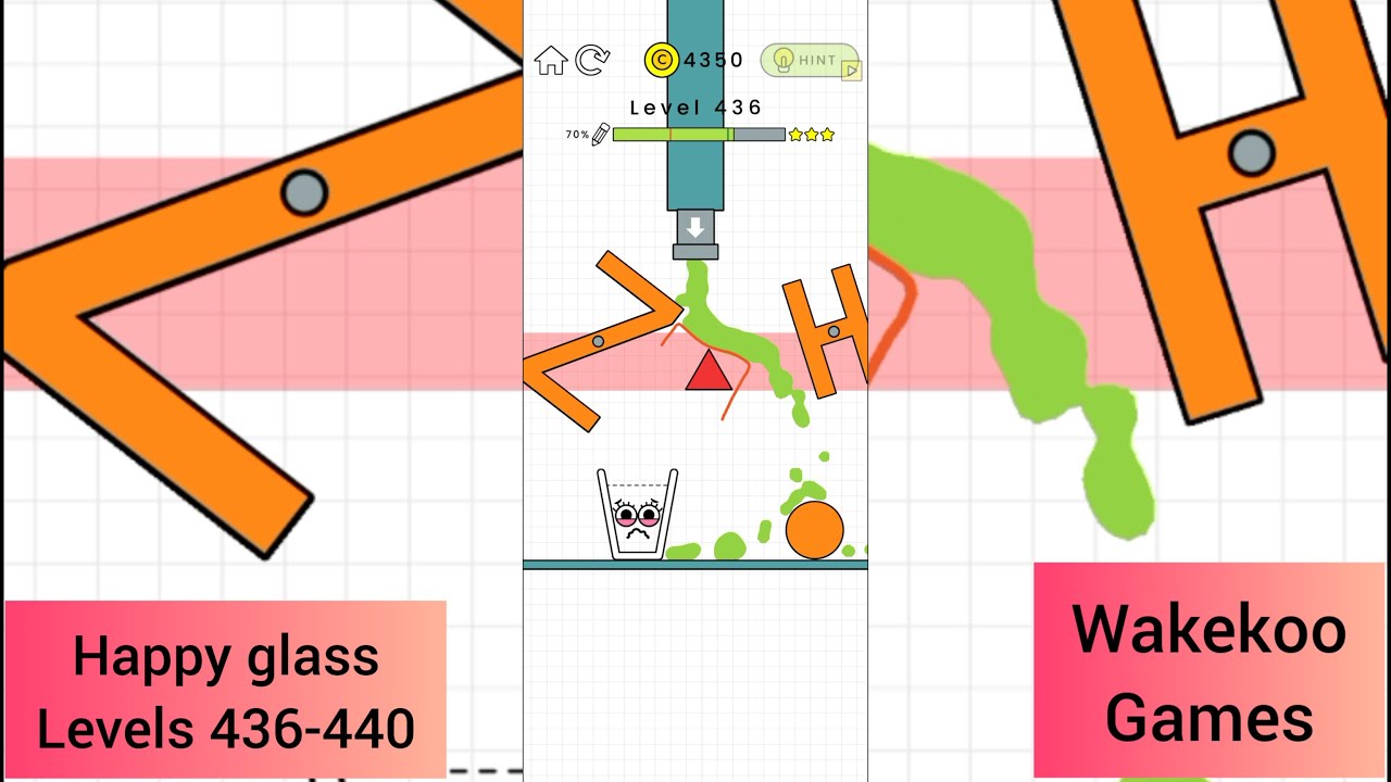 Happy Glass levels 436-440 - YouTube