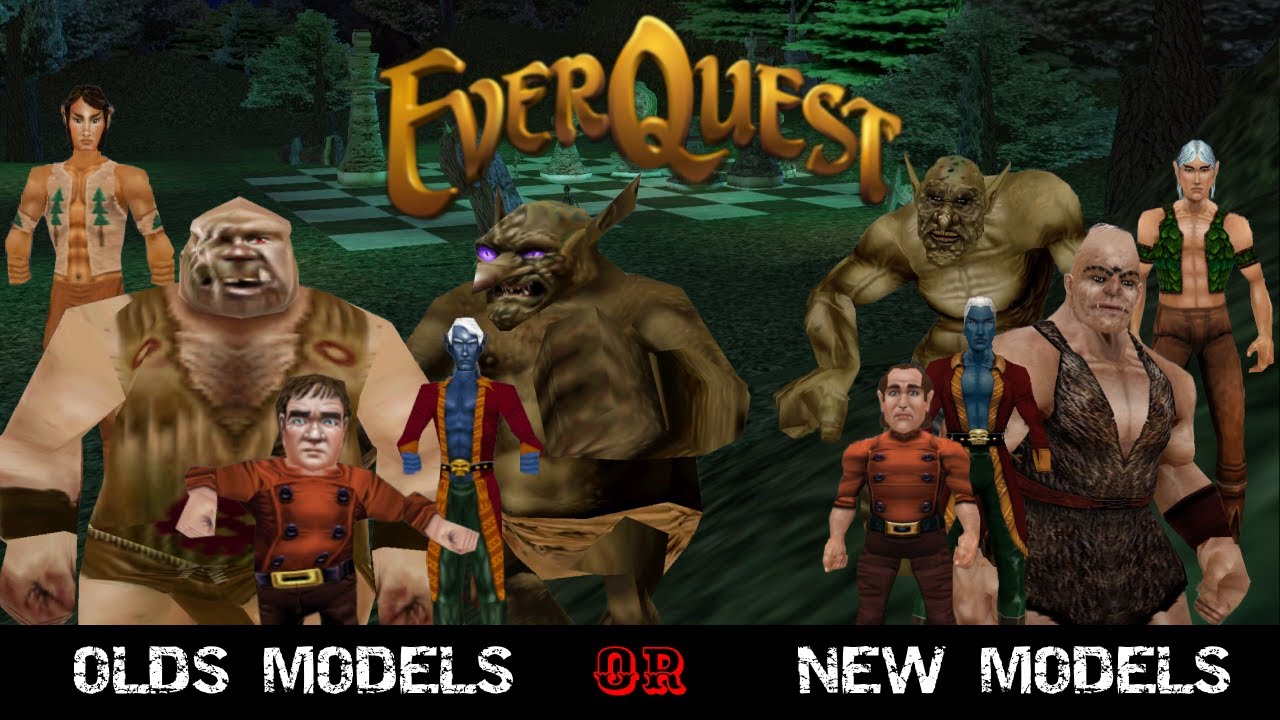 A Comparison Between EverQuest's Old and New Character Models - YouTube