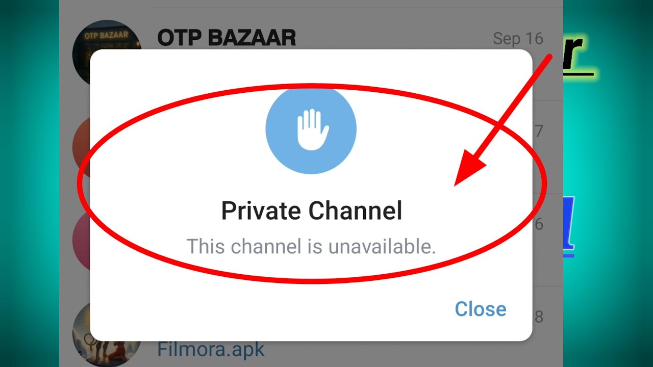 Telegram Fix Private Channel this channel is unavailable Problem Solve ...