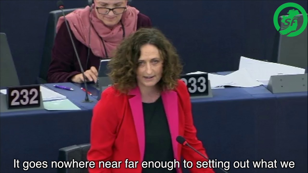 Lynn Boylan criticises EU Parliament for it's "inadequate" joint ...