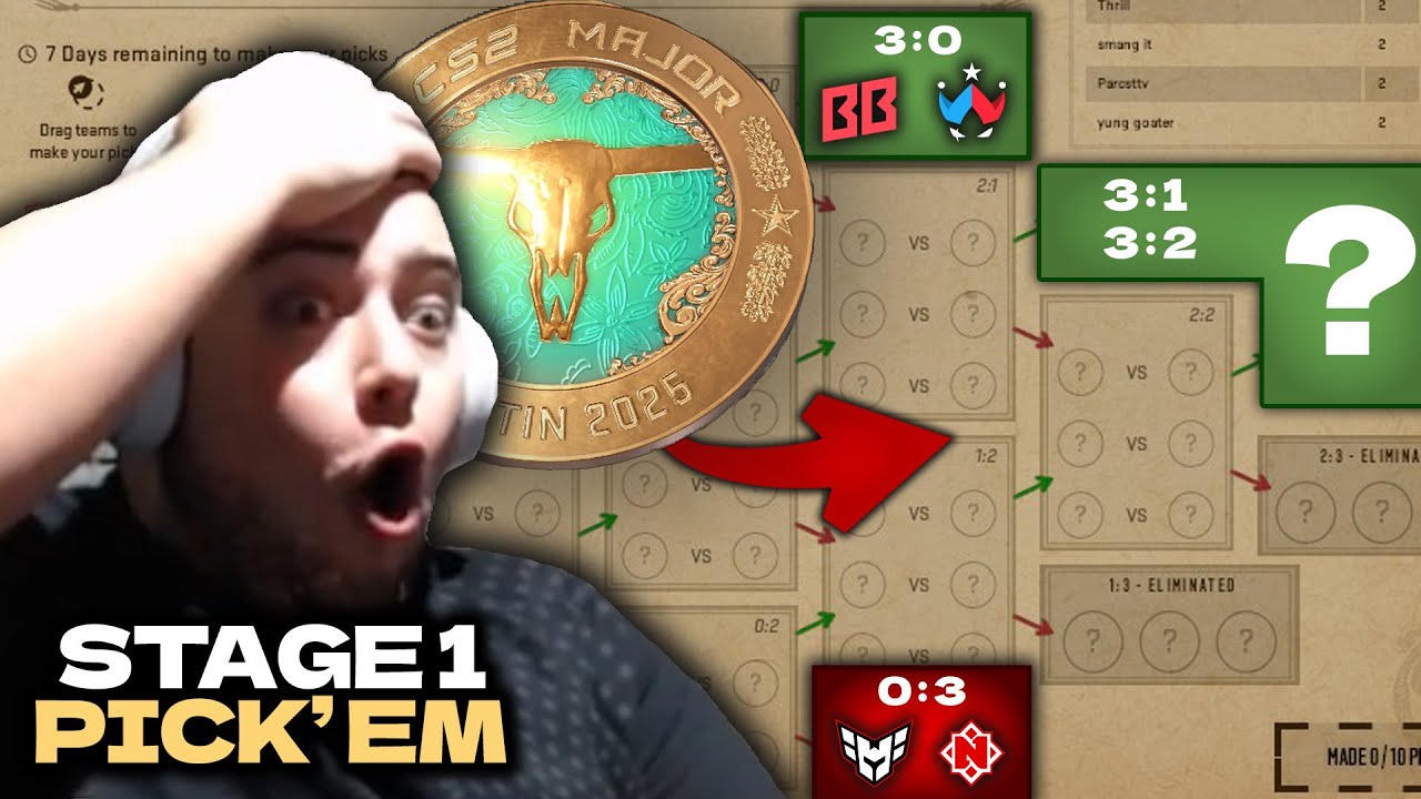 BLAST Austin Major - Stage 1 Pickems! - YouTube