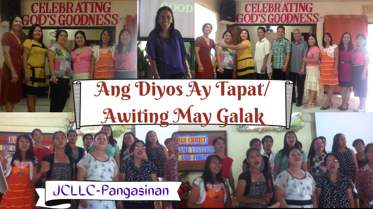 AWITING MAY GALAK/Ang Diyos ay Tapat (Lyrics)-JCLLC Workers, Pangasinan ...
