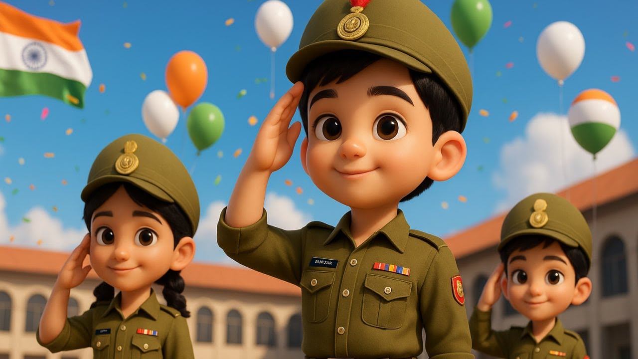 Nanha Munna Rahi Hoon | Songs for kids | Independence day 2025 | Indian ...