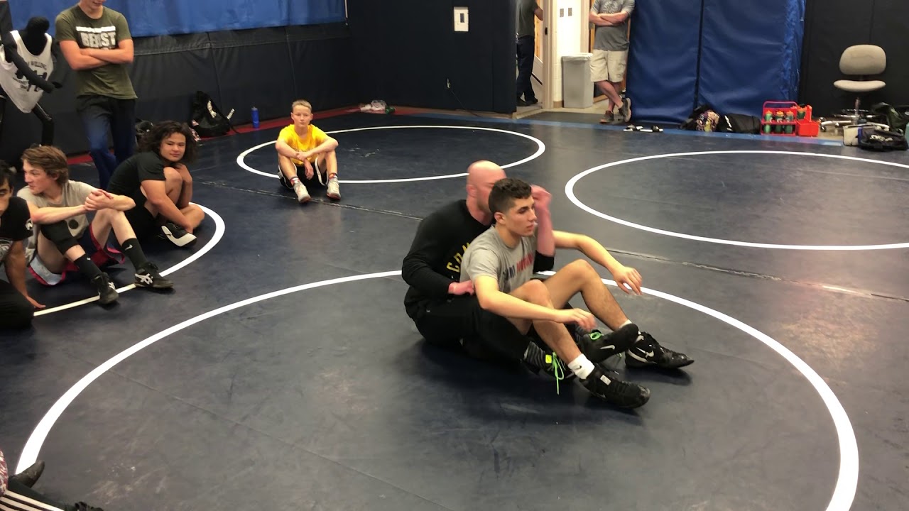 Pinning from the wing and half with a crab ride set up - YouTube