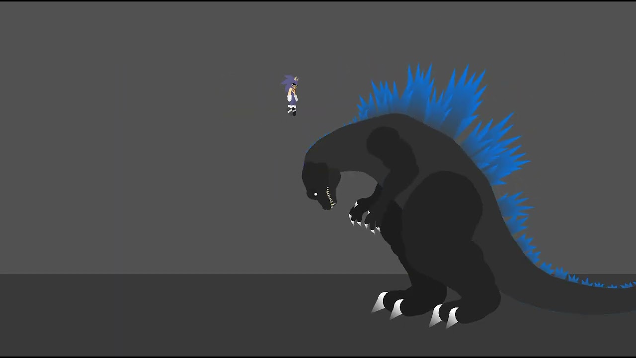 2001 GMK Godzilla vs Lord X (Stick nodes animation) - YouTube