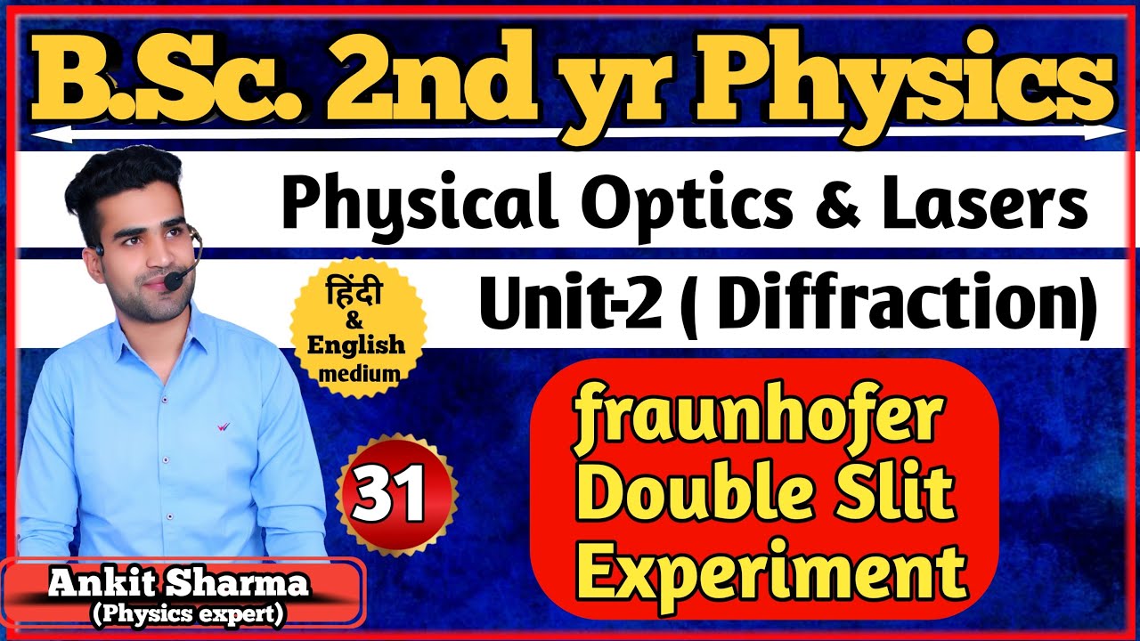 Fraunhofer Double Slit Experiment | B.Sc. 2nd yr physics - YouTube