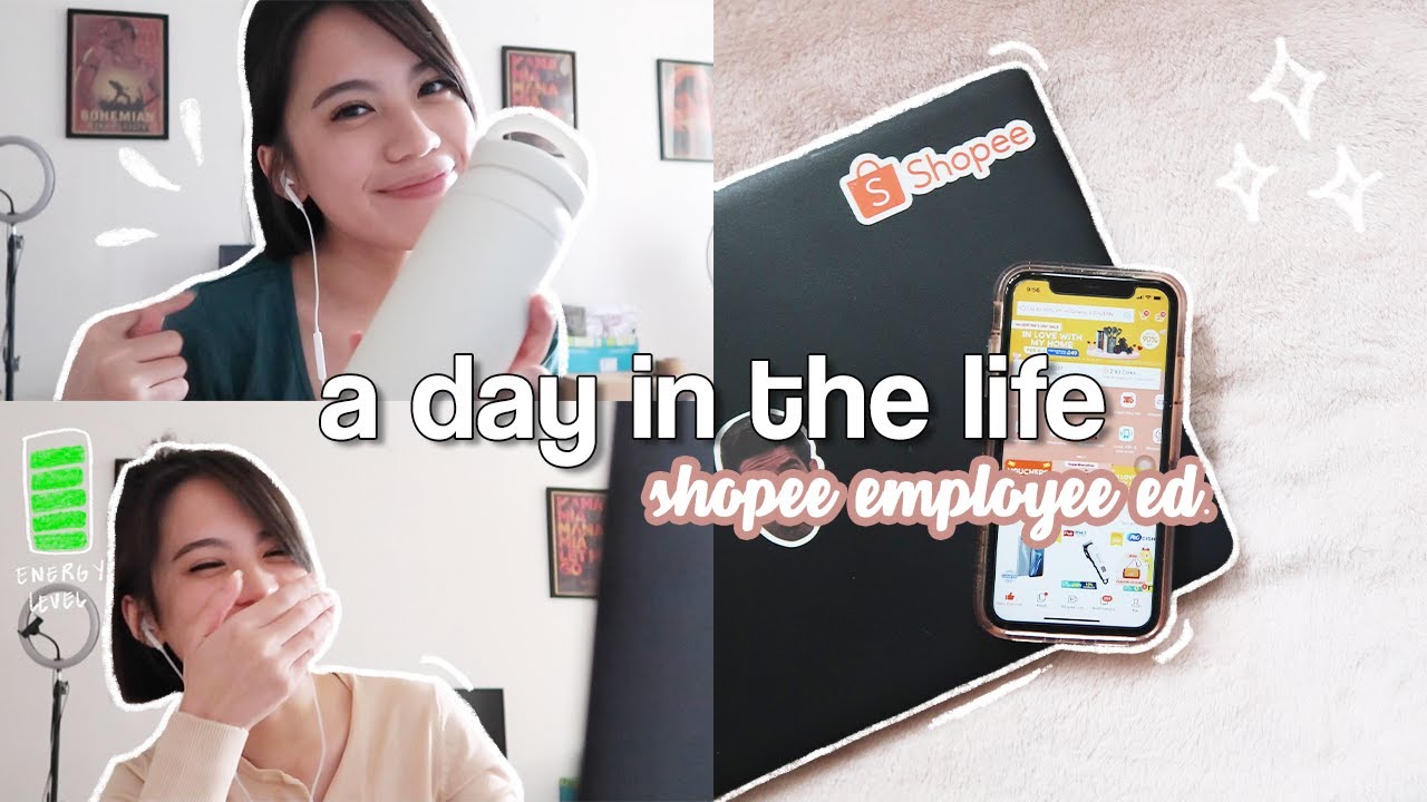 a day in the life of a Shopee PH employee (WFH ed!) + meetings ...