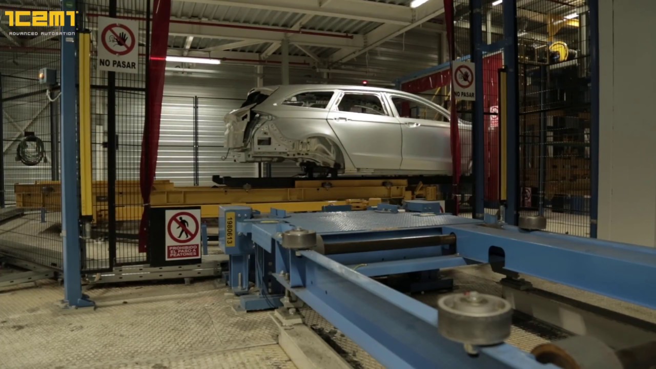 Auto Skid Loading Station & Floor Conveyors - YouTube