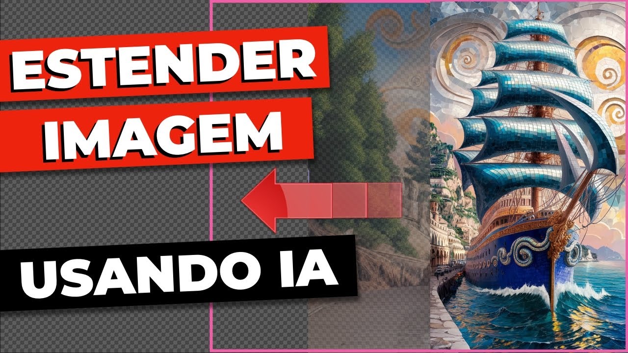 Como estender uma imagem usando IA - YouTube