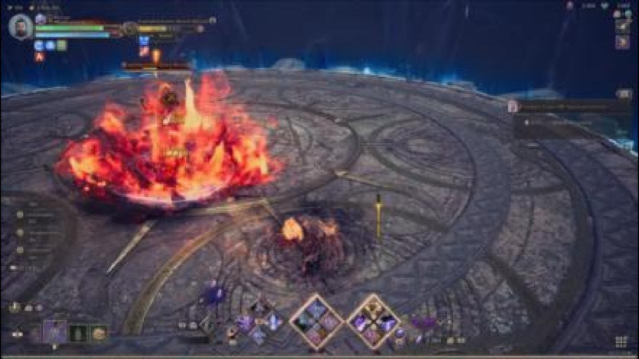 Throne and liberty - exploding flame Dessert Wizard - YouTube