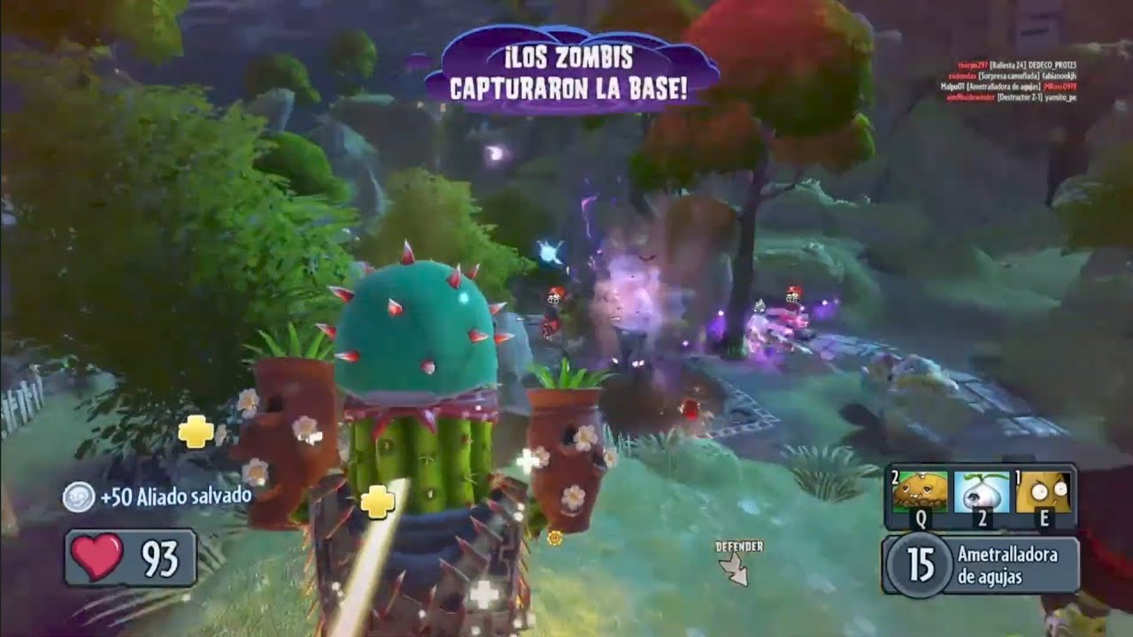 PvZ GW - Gameplay 90, Cactus Bandido - YouTube
