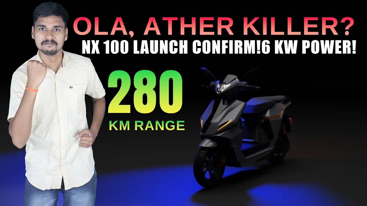 280 km Range - NX 100 Electric Scooter Launch Update - EV Bro - YouTube