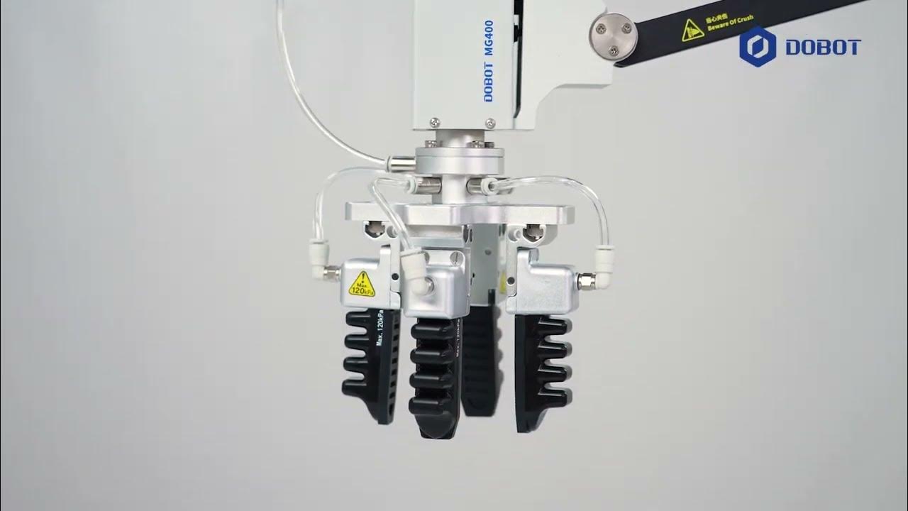 Dobot MG400 Collaborative Desktop Robot • Soft Gripper Kit - YouTube