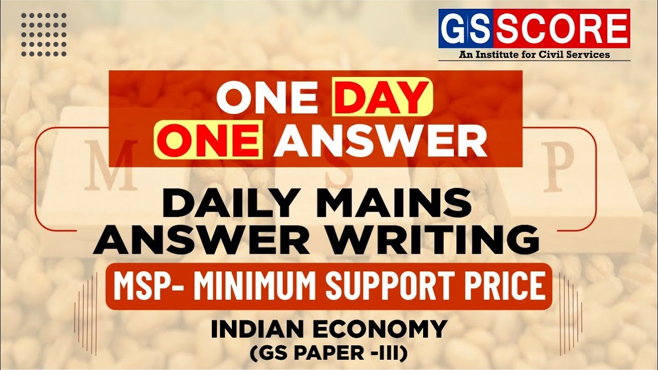One Day One Answer: UPSC Daily Answer Writing Practice | Minimum ...