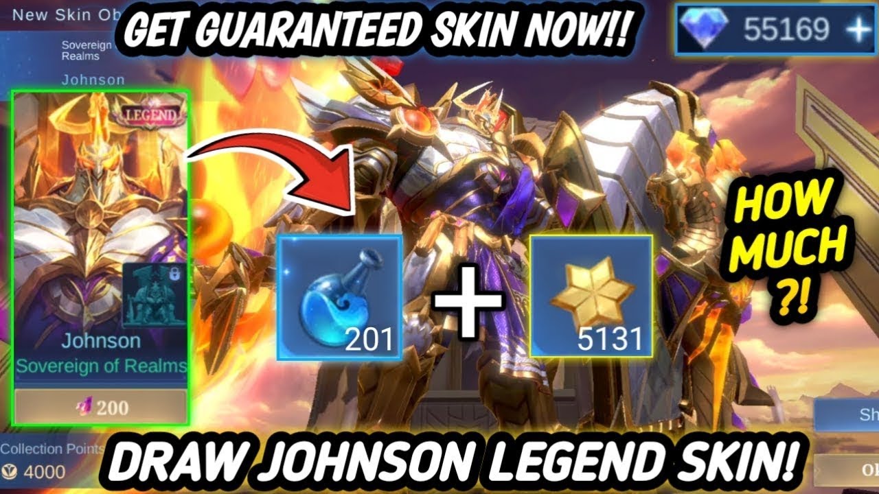 HOW MUCH 💎/DIAMONDS FOR JOHNSON LEGEND SKIN "SOVEREIGN OF REALMS" IN ...
